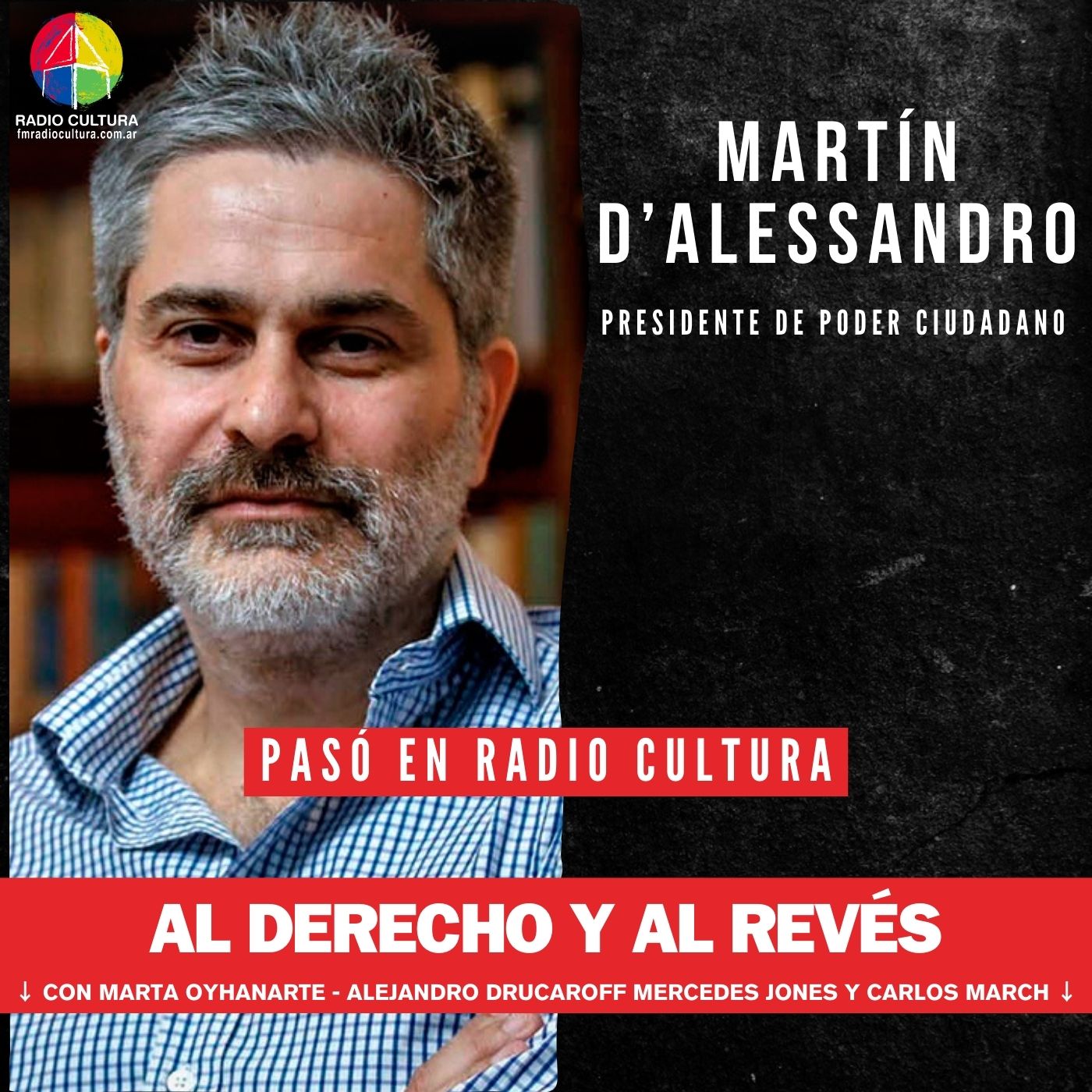Martín D’alessandro en Al Derecho Y Al Revés – Radio Cultura
